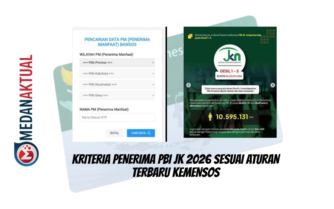 Kriteria Penerima PBI JK 2026 Sesuai Aturan Terbaru Kemensos