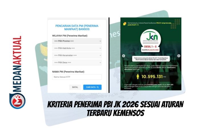 Kriteria Penerima PBI JK 2026 Sesuai Aturan Terbaru Kemensos
